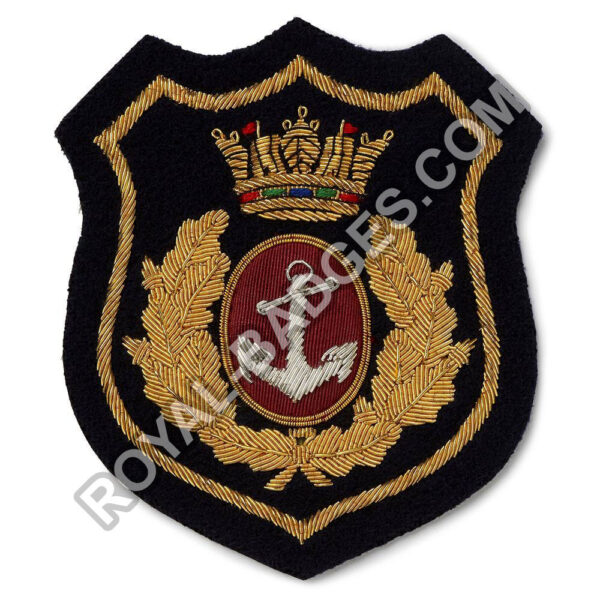 Merchant Navy Blazer Badge - Royal Badges LLC - The hand made badges ...